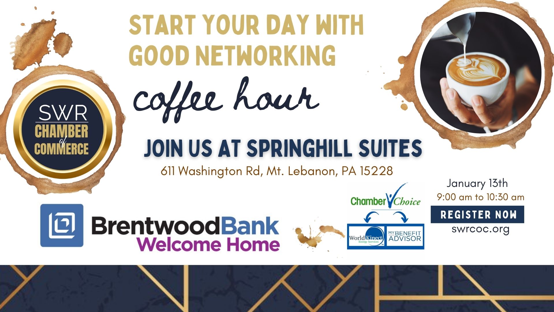 Southwest Regional Chamber of Commerce Ticket: Coffee Hour at Brentwood ...